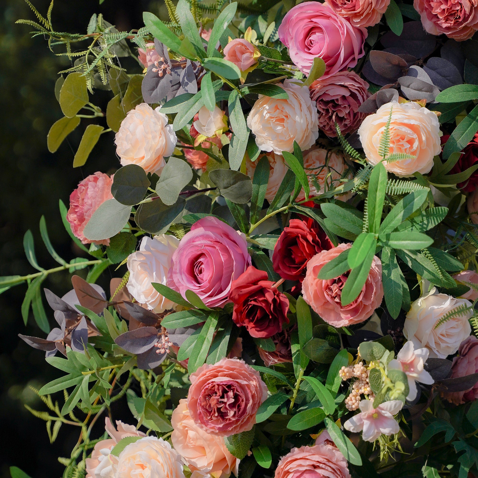 Moet : 2023 New Wedding Party Background Floral Arch Decoration – Rose ...