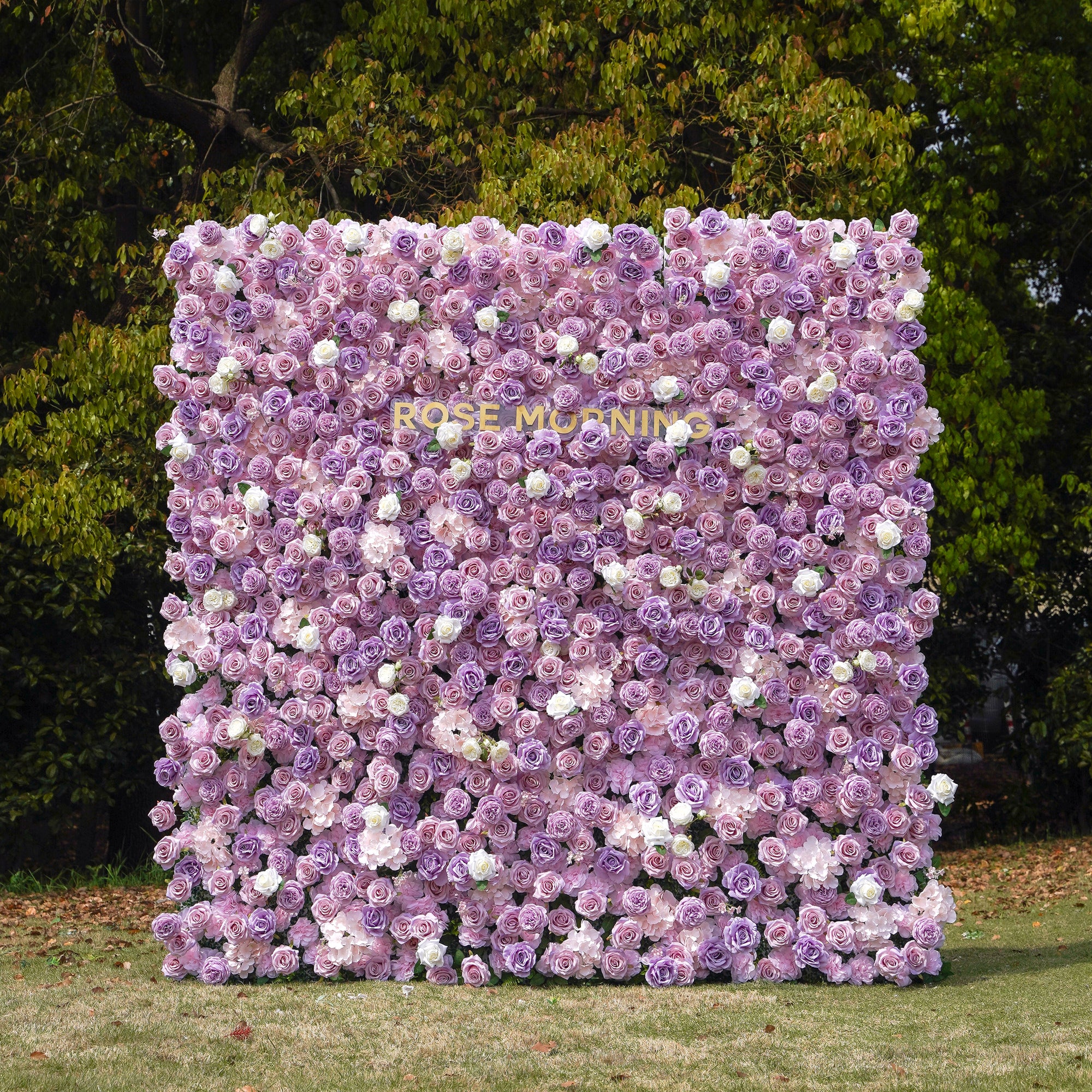 Alina：5D Fabric Artificial rolling up curtain flower wall - Rose – Rose ...